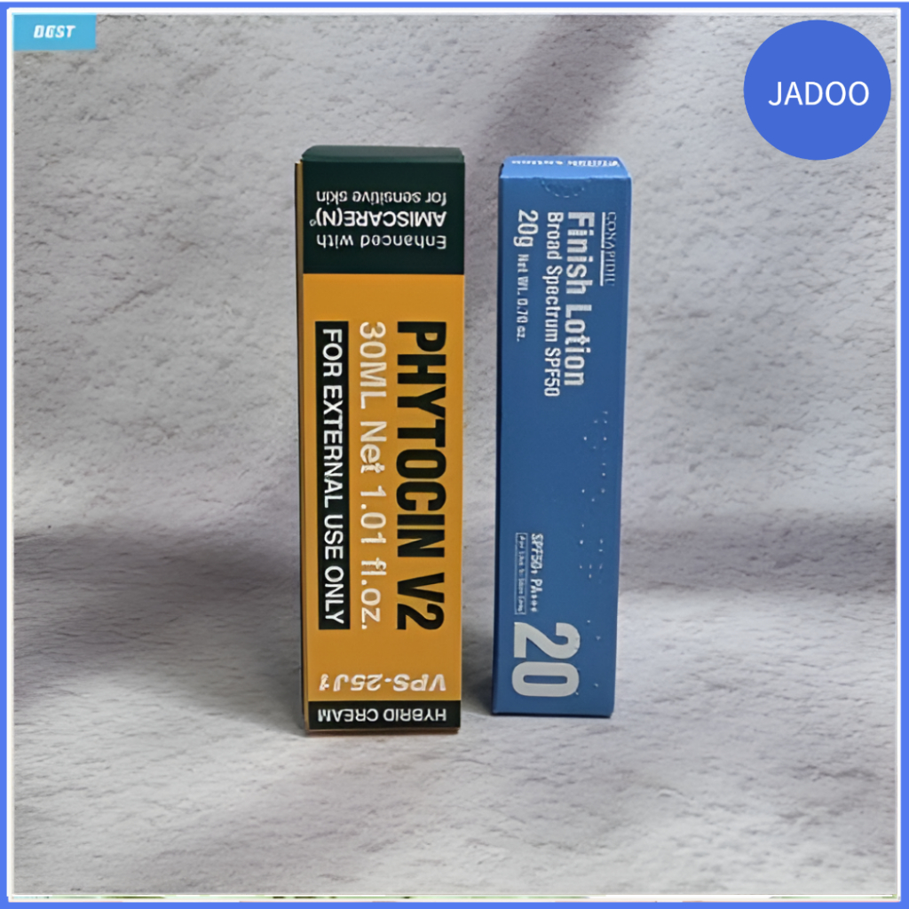 VQM Phytocin Hybrid Cream 30g & Conapidil Finish Lotion15g 15 SPF50+ PA ...