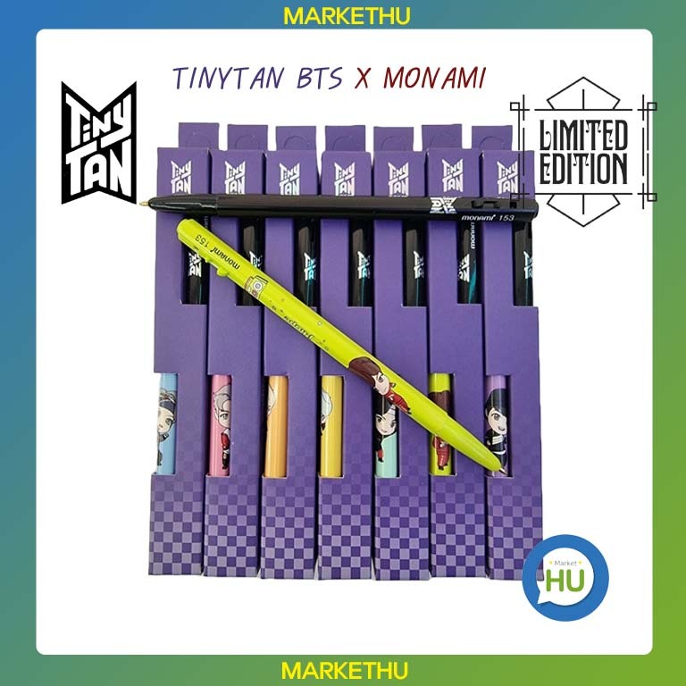 [TINYTAN] BTS X MONAMI 153 Ball Point Pen 7 Types Special Limited ...