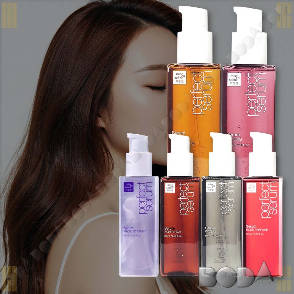 MISE EN SCENE Perfect Serum Hair Oil 80ml / 80ml+80ml+30ml | Shopee Malaysia