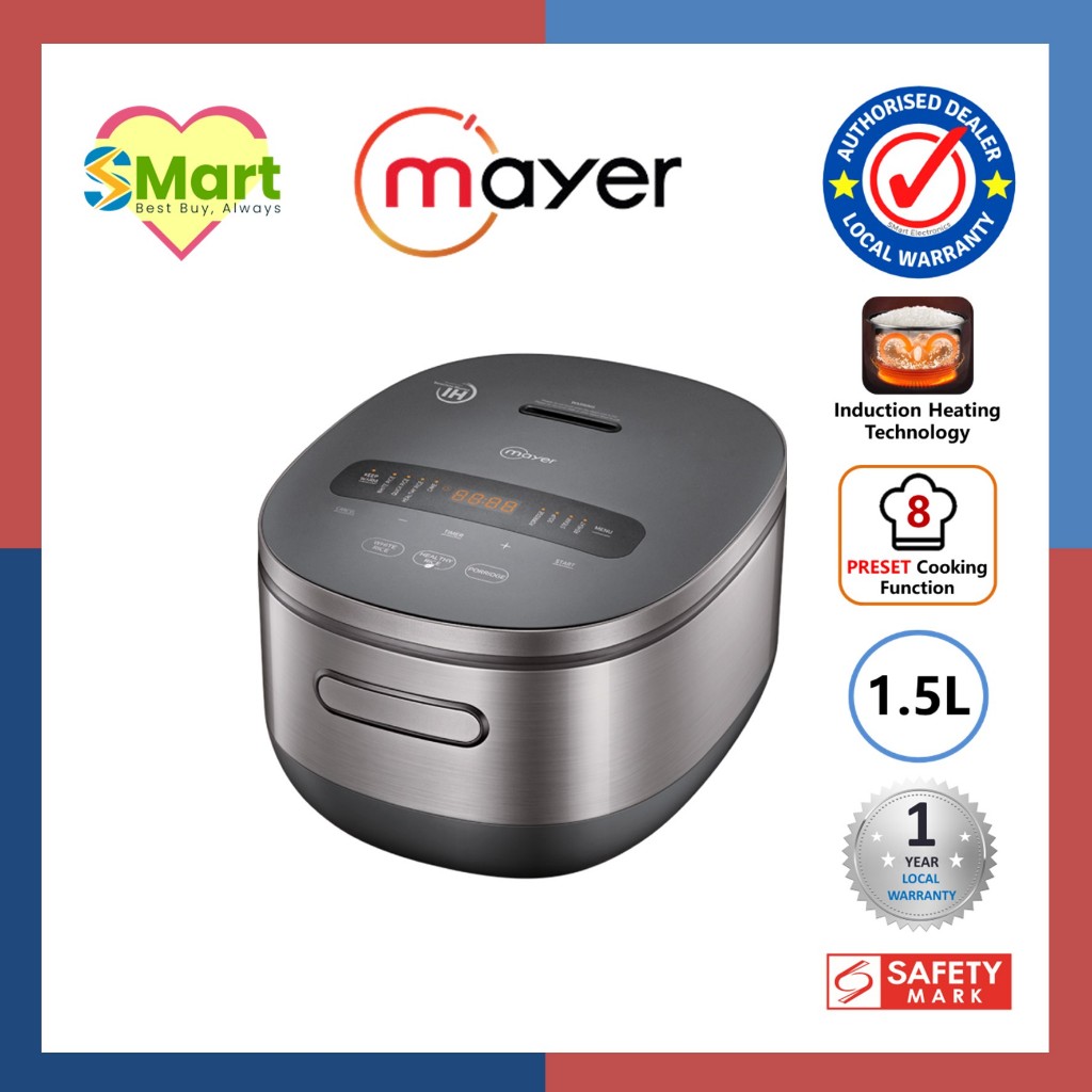 Mayer 1.5L Rice Cooker with Induction Heating MMRC4080IH | Shopee Malaysia