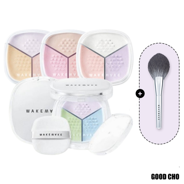 [WAKEMAKE] Stay Fixer Multi Color Powder (Brush Included) | Shopee Malaysia