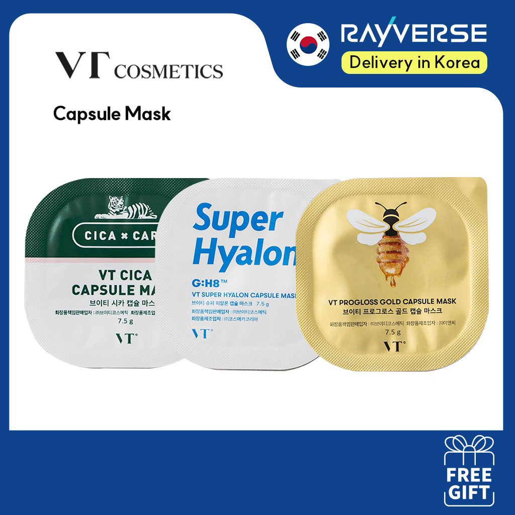 [VT] Korea Daiso VT Capsule Mask pack Wash Off /cica Honey nutrition ...