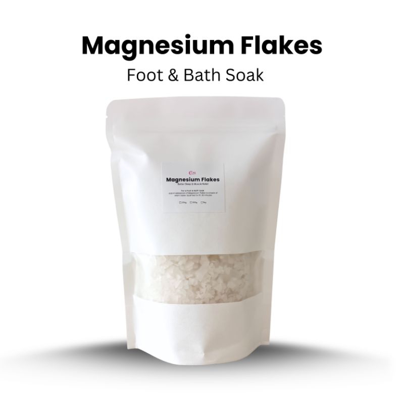 Magnesium Flakes | Magnesium Chloride | For Bath & Foot Soak. Rendaman ...