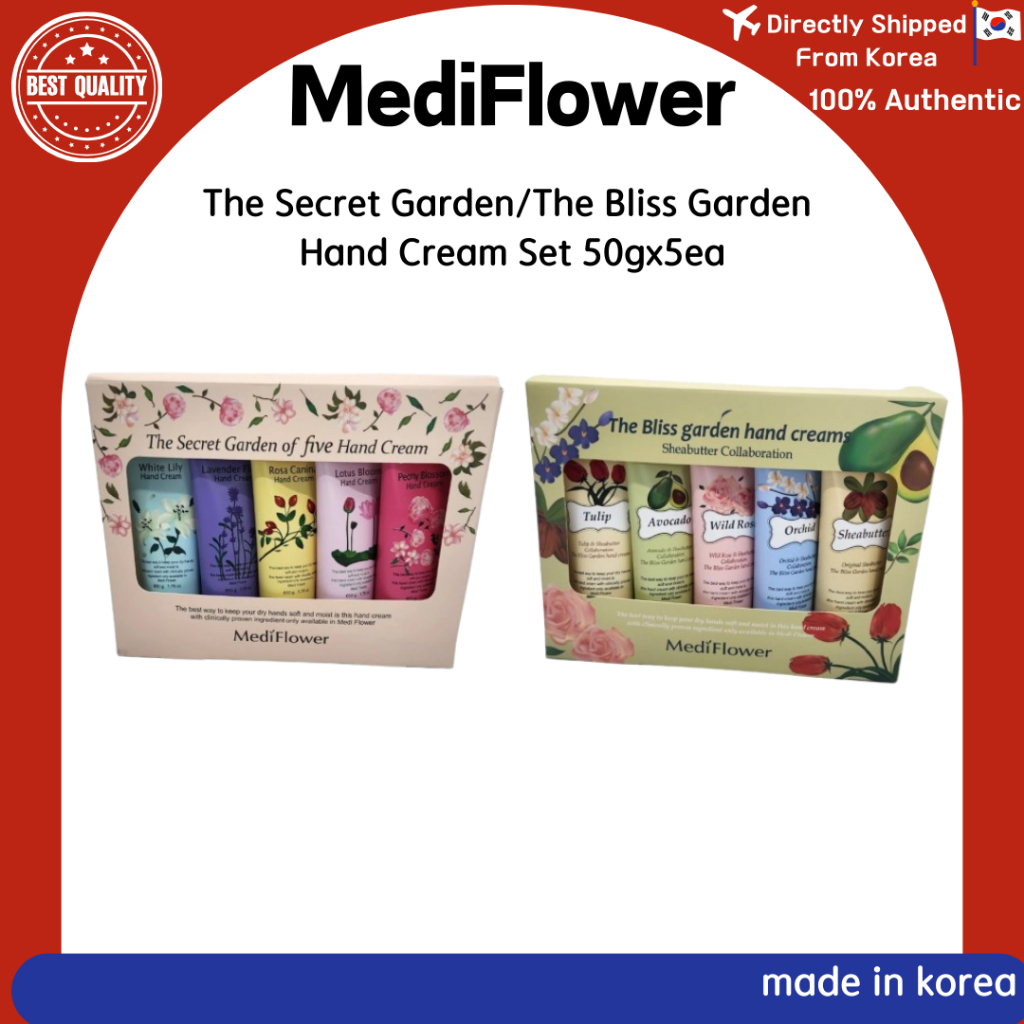 [Authentic] MediFlower The Secret Garden/The Bliss Garden Hand Cream ...