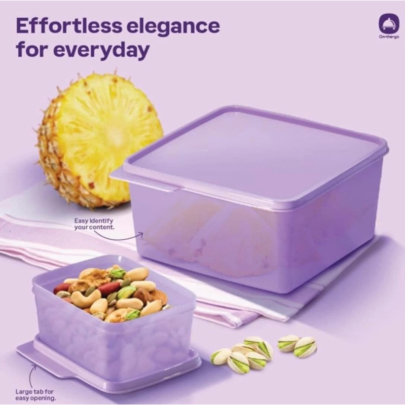 Tupperware Lunch Box Snack & Stack, Basic Line 500ml, 1.2L, 5L (1 Pcs) | Shopee Malaysia