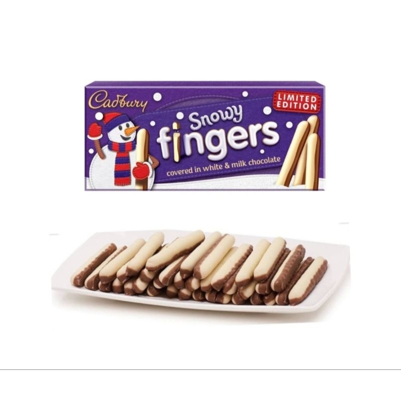 Cadbury Snowy Fingers Chocolate 115g Limited Edition | Shopee Malaysia