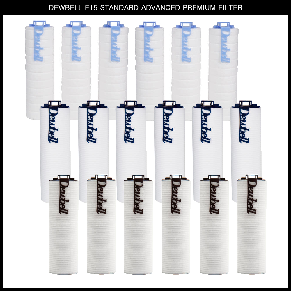 DEWBELL FRESHFILT Water Filter Refill Shower Washing Machine Sink ...