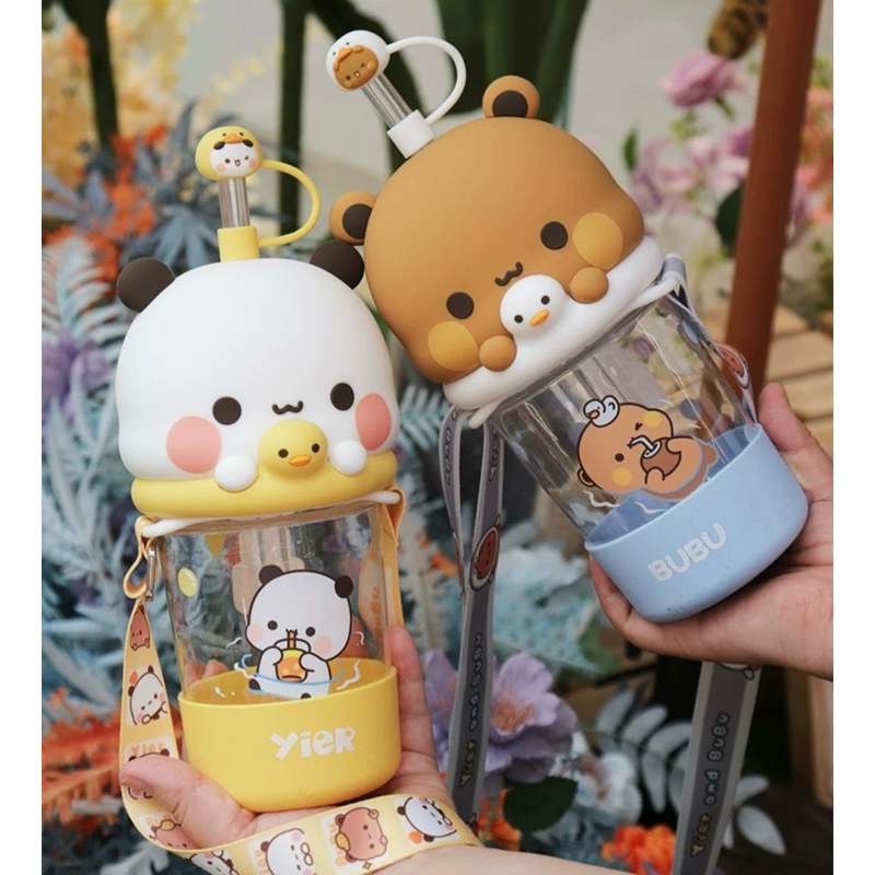 [Ready Stock] Original Cute Panda Bubu Dudu Water Bottle | Shopee Malaysia