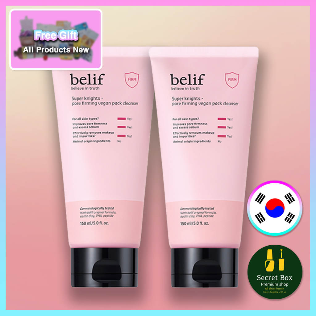 [belif ] Super Knights Brightening Toning Vegan Pack Cleanser 150ml ...