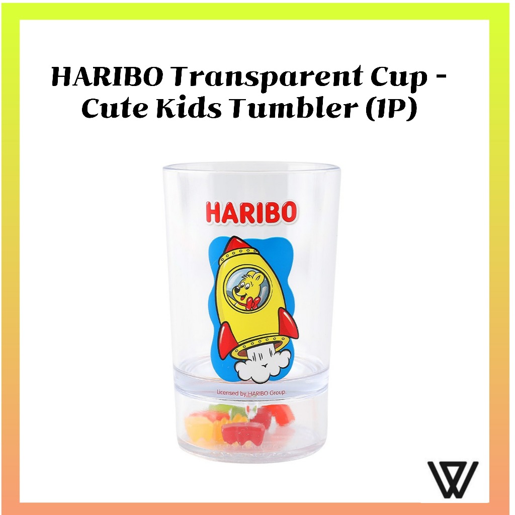 HARIBO Transparent Cup – Cute Kids Tumbler (1P){Korean made} | Shopee ...