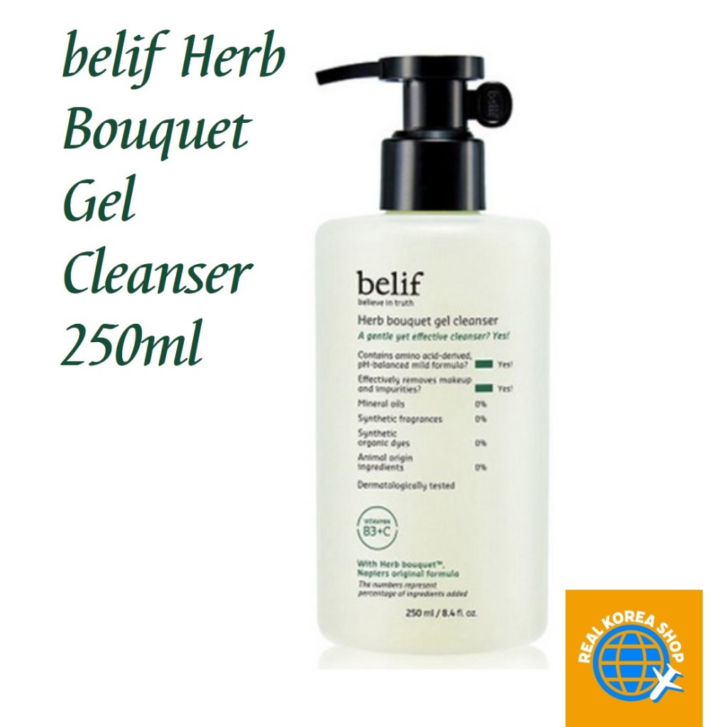 [belif] Herb Bouquet Gel Cleanser 250ml | Shopee Malaysia