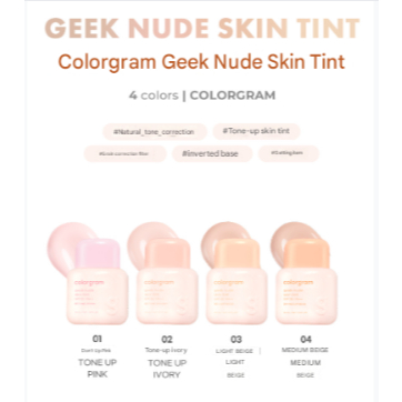GEEK NUDE SKIN TINT SPF 30/ PA ++.30ml | Shopee Malaysia