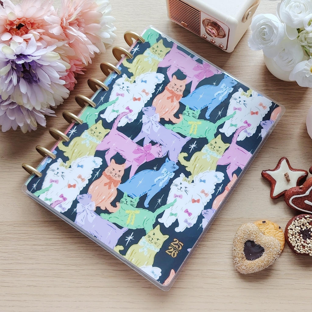 Jul 25 - Dec 26 Classic Happy Planner - Purrfect Seasonal Cats ...
