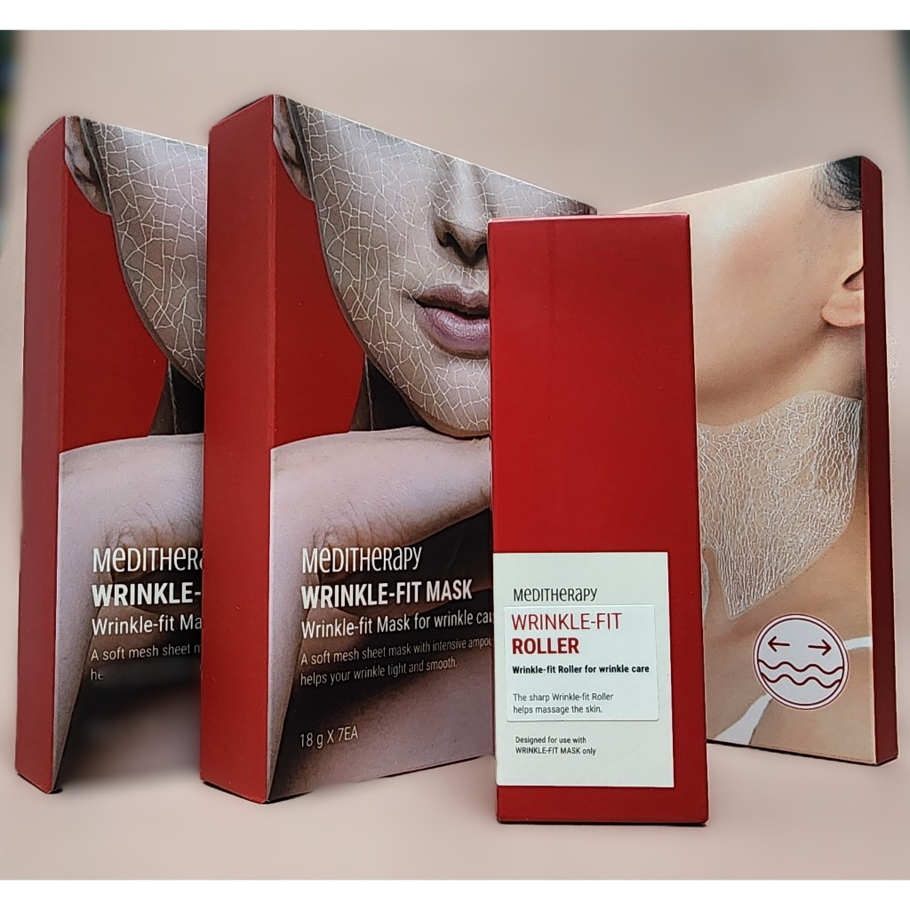 (K-BEAUTY) Meditherapy WRINKLE-FIT MASK PACK SET Anti-Aging Solution ...