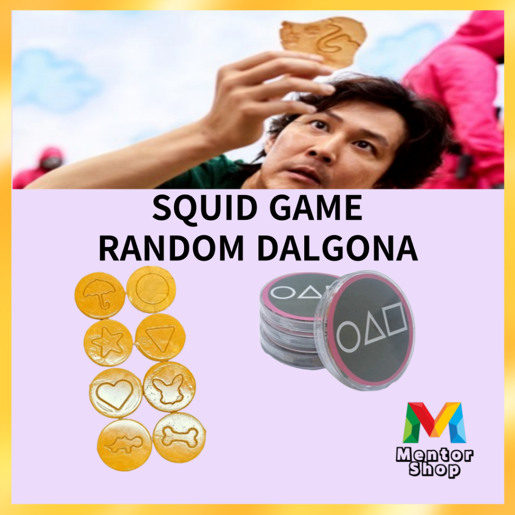 Squid Game Random Dalgona(Traditional Korean Game) | Shopee Malaysia