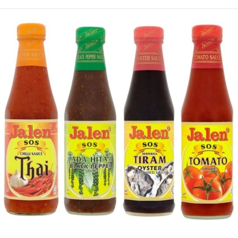 JALEN Thai Sos 350g | Oyster Flavoured Sos 340g | Black Pepper Sos 330g ...
