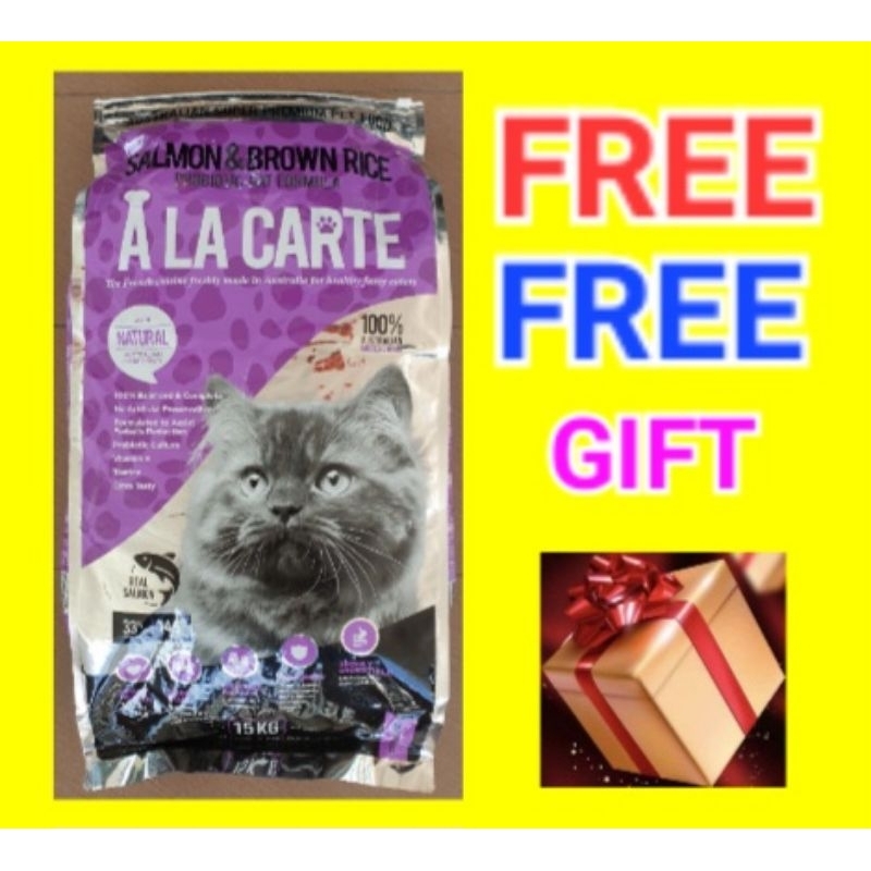 Exp:2025 Dec / 15kg Ala Carte Cat Salmon & Brown Rice Probiotic / A La Carte Cat Chicken 7.5kg 1 ...