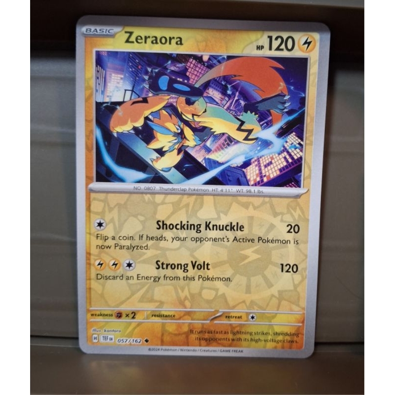 Zeraora (reverse)- 057/162 [TF] | Shopee Malaysia