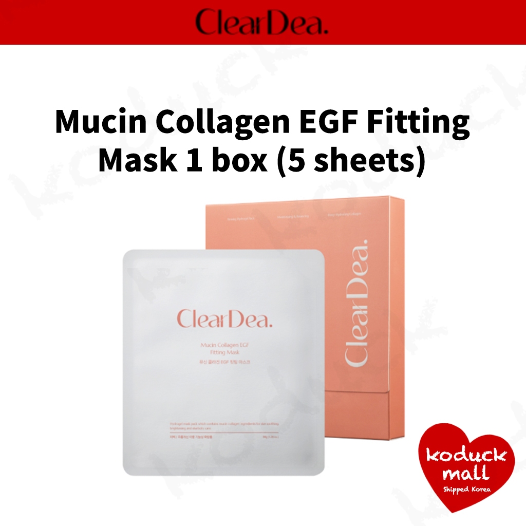 ClearDea Mucin Collagen EGF Fitting Mask - Hydration Anti-aging ...