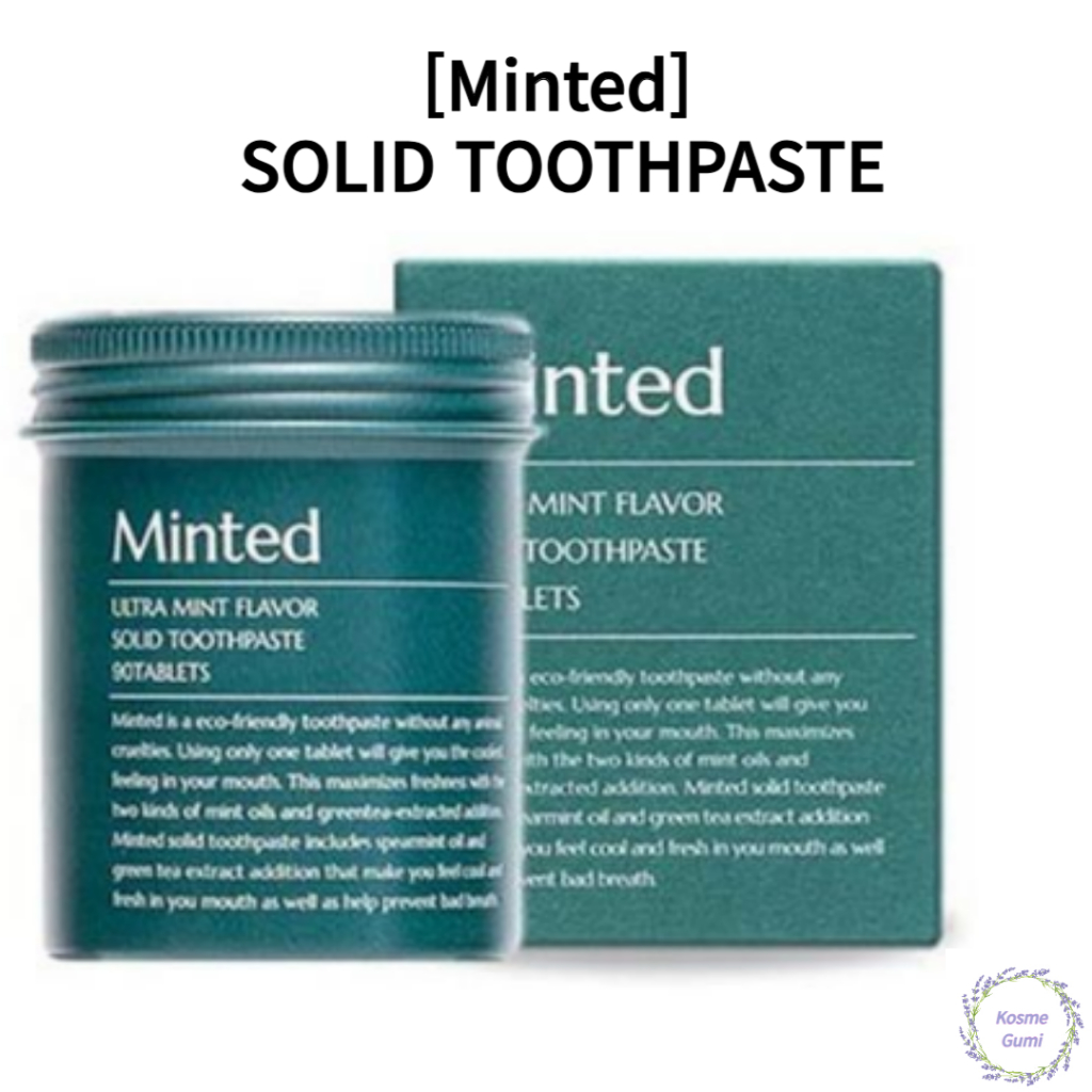 [Minted] Ultra mint flavor solid toothpaste tablets (90/180) | Shopee ...