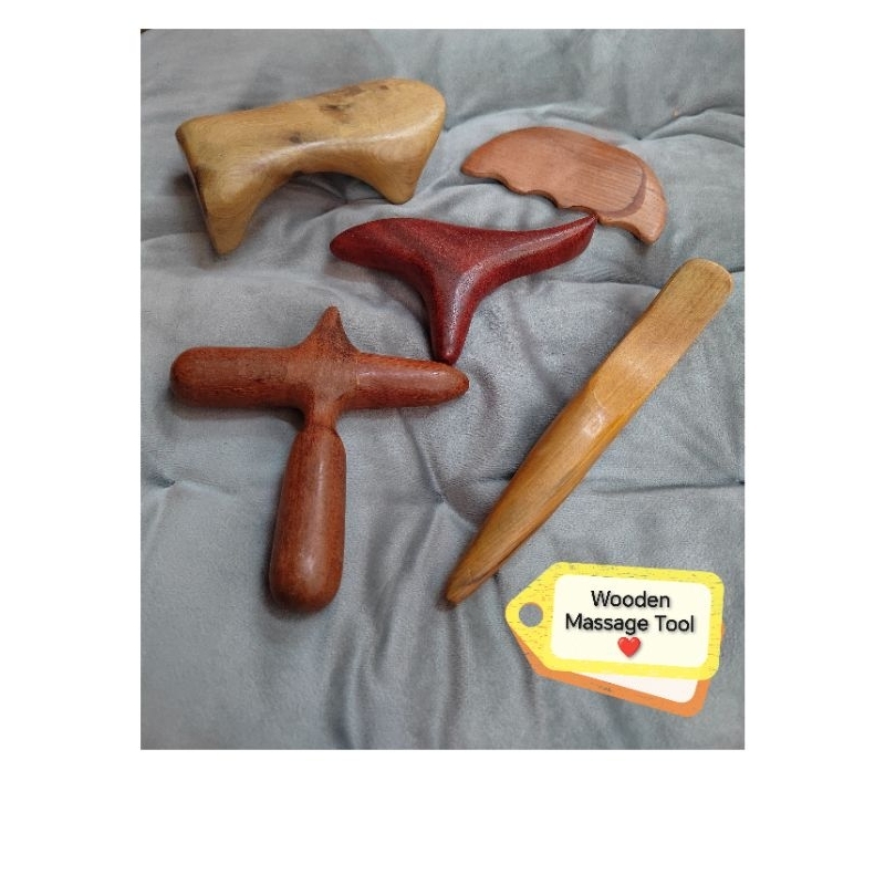 [Malaysia Seller]🔥Natural Wood Massage Tool Kayu Urut Reflexology ...