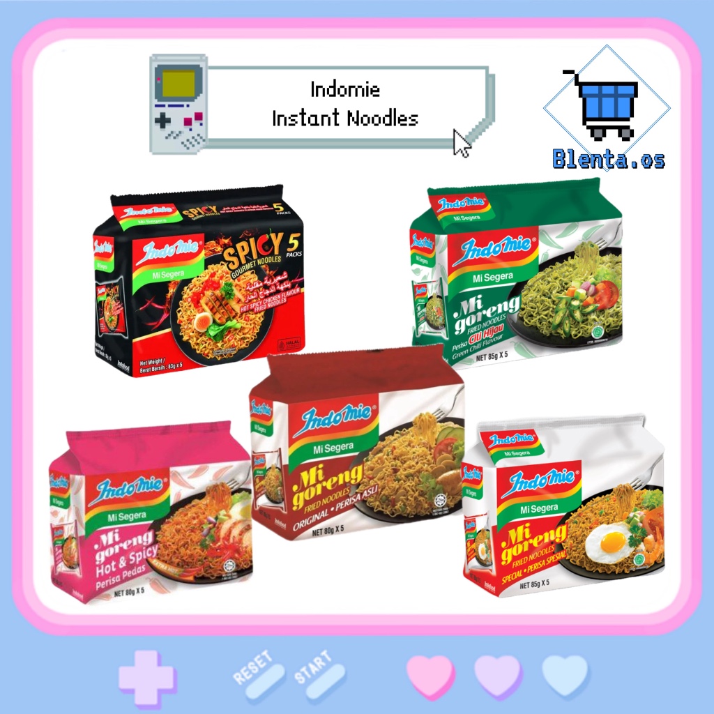Indomie Mi Goreng Green Chili/Hot & Spicy Mi Goreng 85g x 5packs SG ...