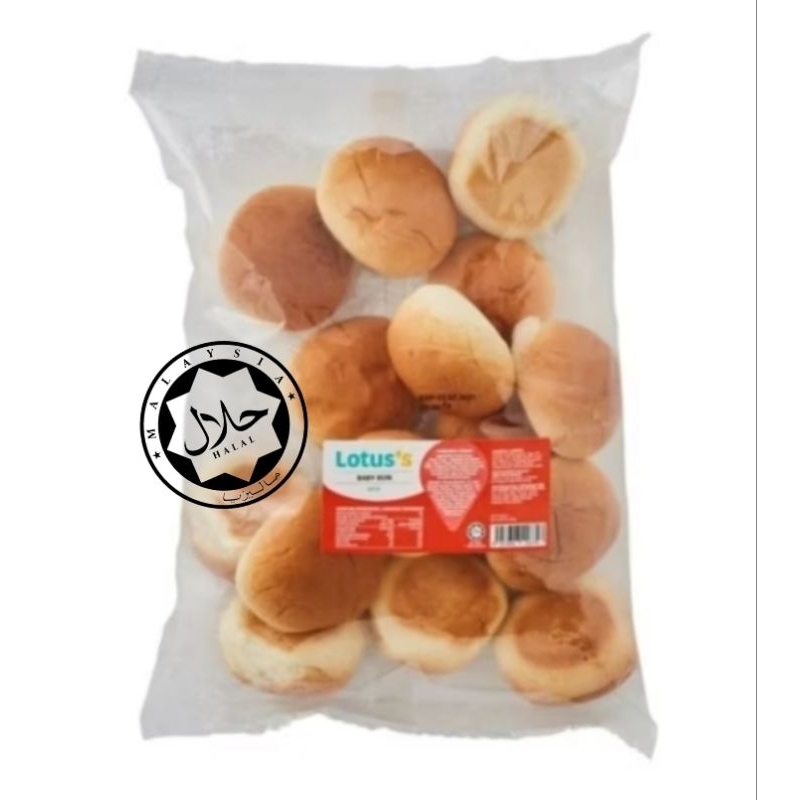 LOTUS Roti Bulat Kecil Kosong | Baby Bun 13s @ 14s +- x1 | Shopee Malaysia