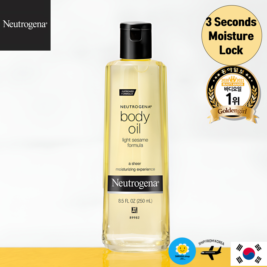 [Neutrogena] Body Oil Light Sesame Formula 250ml | Made in Korea | Fast ...