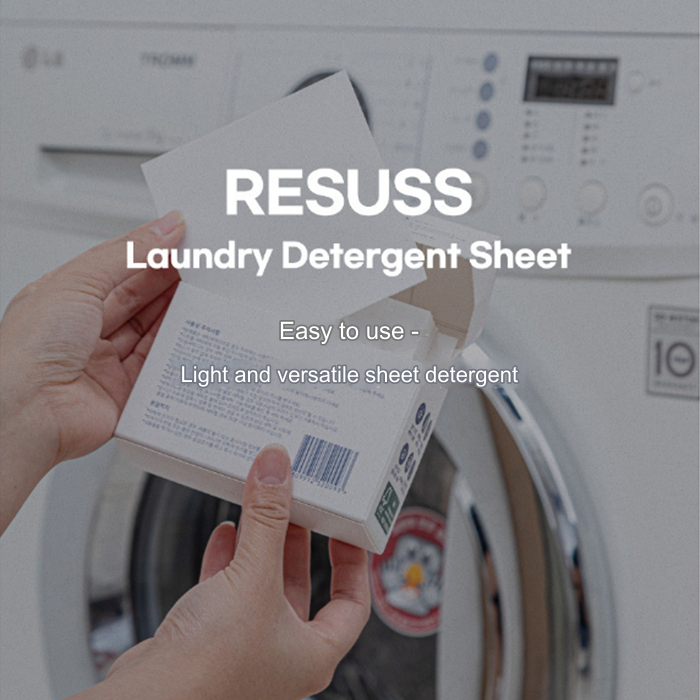 RESUS Eco-friendly Laundry Detergent Sheet Paper General Drum Common ...