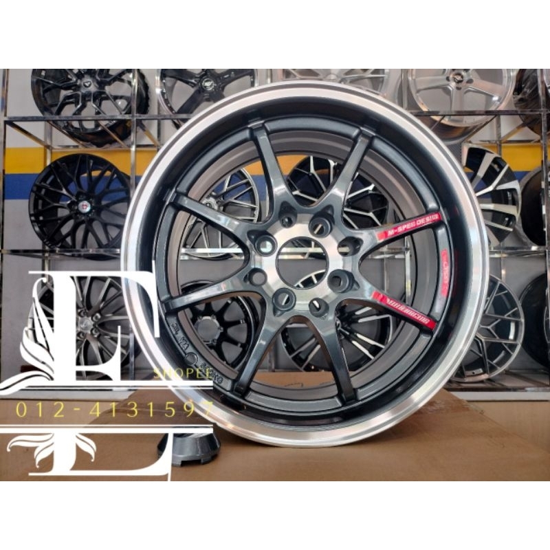 NEW SPORT RIM 15 INCH RAYS CE28 RM880 1SET 4PC RIM ( KENA BELI 2KALI ...