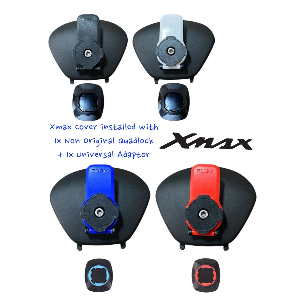 XMAX not Quadlock phone holder set full set with Universal adaptor ...