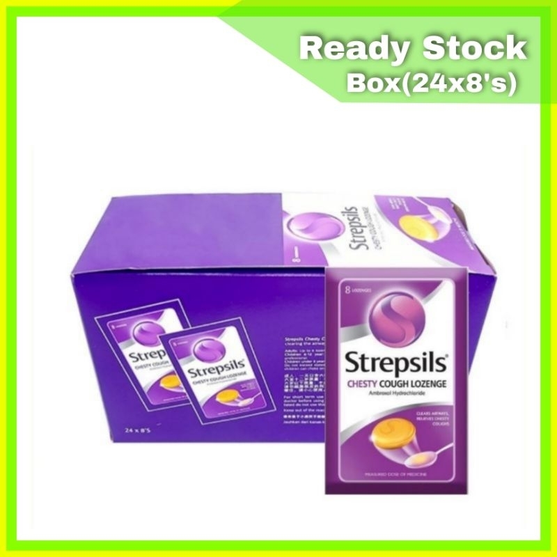 Strepsils Chesty Cough BOX（24X8's) EXP06/2026 玄 | Shopee Malaysia