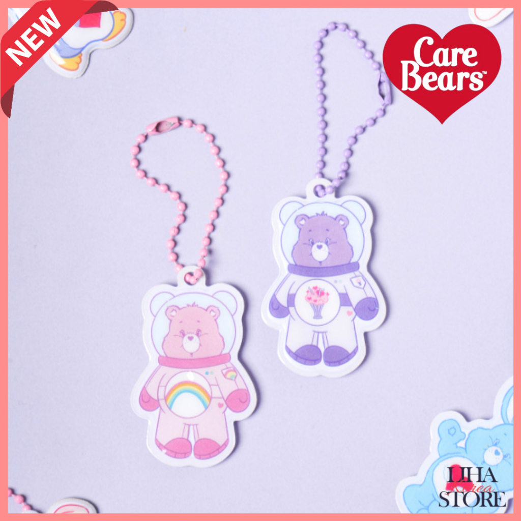 (2PCS)CareBears Keyring Care Bears Keychain Carebears Keyholder ...