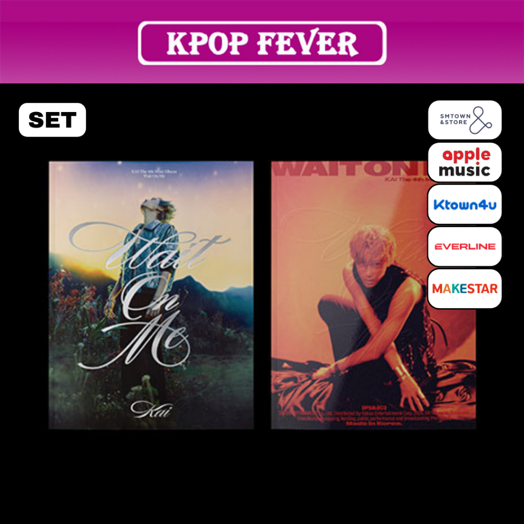 EXO KAI - [ Wait On Me ] 4th Mini Album / Photo Book Ver.(SET) + POB | Shopee Malaysia