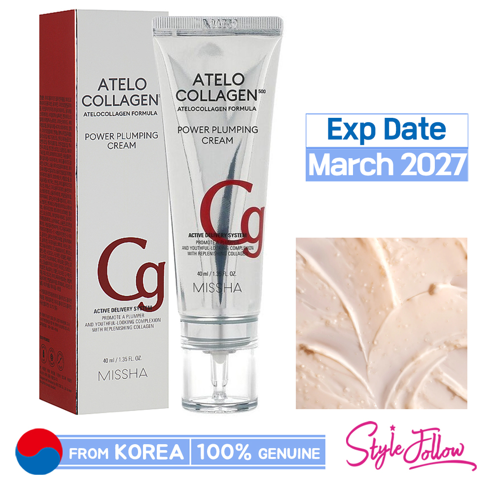 [MISSHA] Atelo Collagen 500 Power Plumping Cream 40ml | Shopee Malaysia
