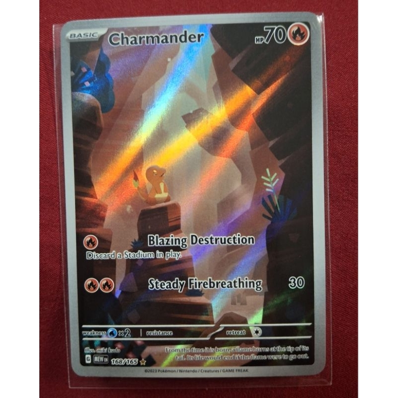 Pokemon TCG-Charmander (IR)- 168/165 [Pokemon 151] | Shopee Malaysia