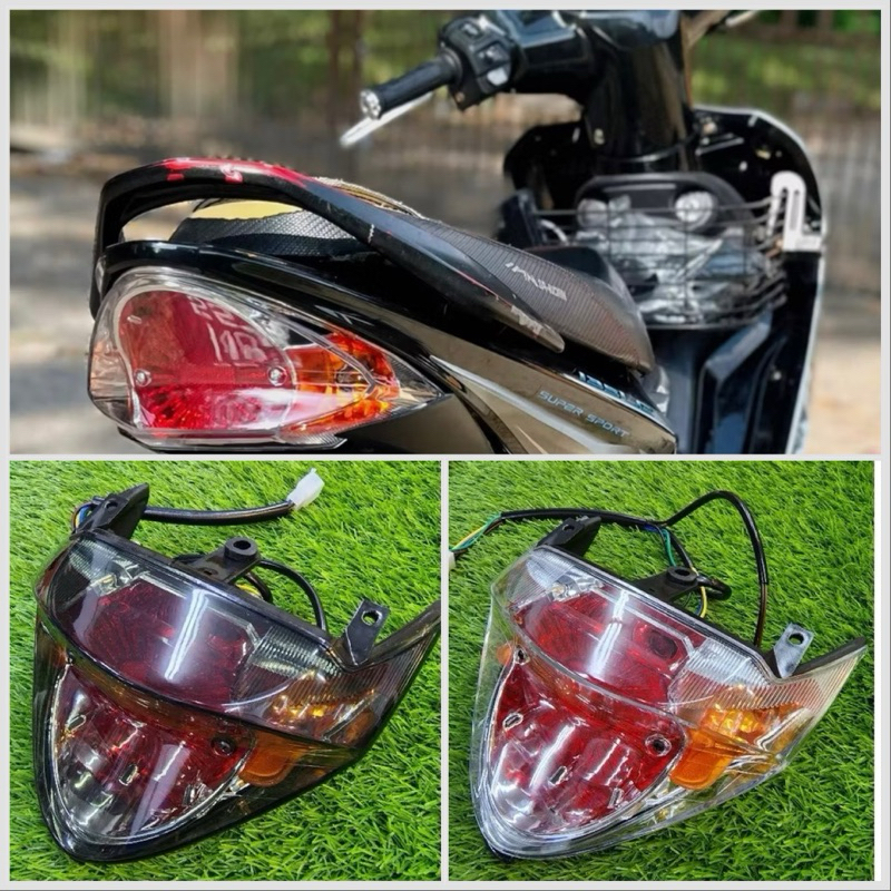 VISS YAMAHA 135LC V1 LC135 FIRST MODEL VIETNAM STYLE TAIL LAMP SET TAIL LAMP ASSY SPECIAL ...