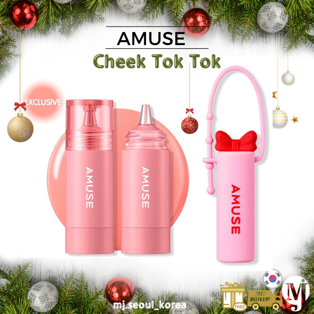 AMUSE Cheek Tok Tok Blush 8colors | Shopee Malaysia