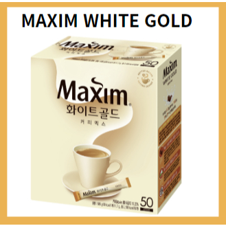 [Maxim] White Gold Coffee Mix, Instant Coffee Korea | Shopee Malaysia