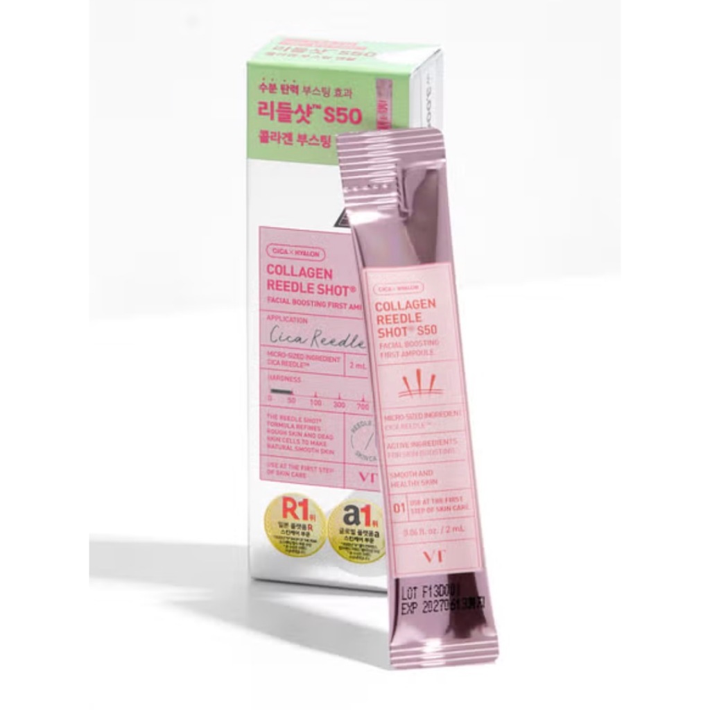 [Daiso X VT] Collagen Reedle shot s50 1pack(6ea) Collagen facial serum, Essence | Shopee Malaysia
