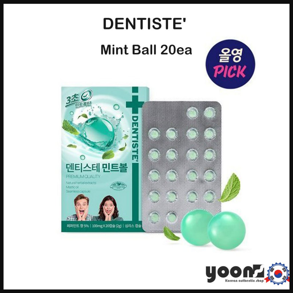 [DENTISTE'] Mint Ball 20ea_From Korea | Shopee Malaysia