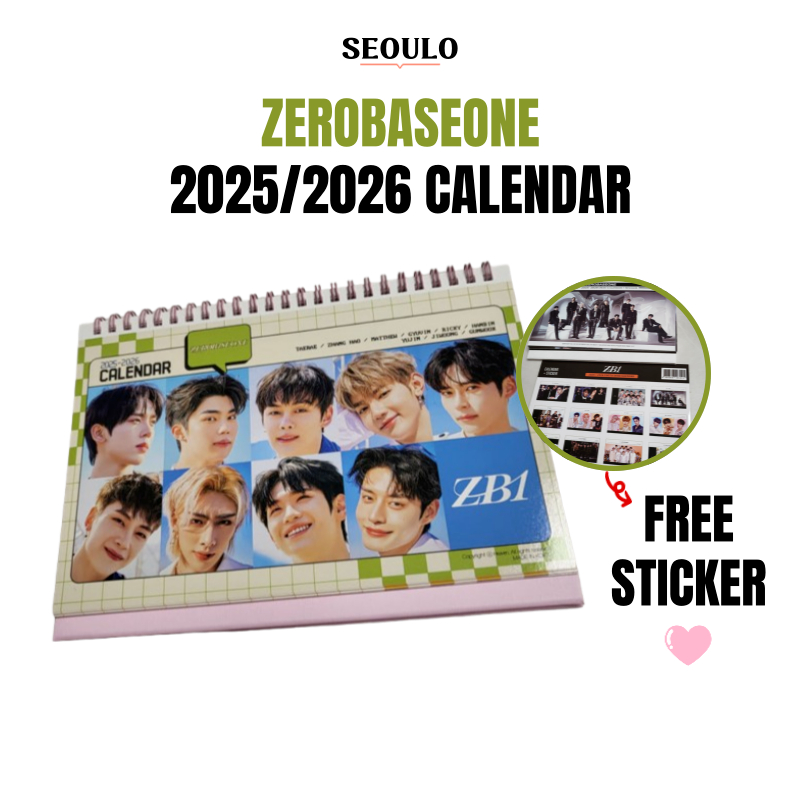 [ZEROBASEONE]ZB1 Photo Calendar 2025 and 2026, kpop, idol goods ...