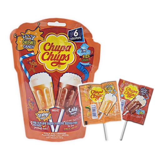 [CHUPA CHUPS] Fizzy DRINKS Candy 90g (15g × 6P) | Shopee Malaysia