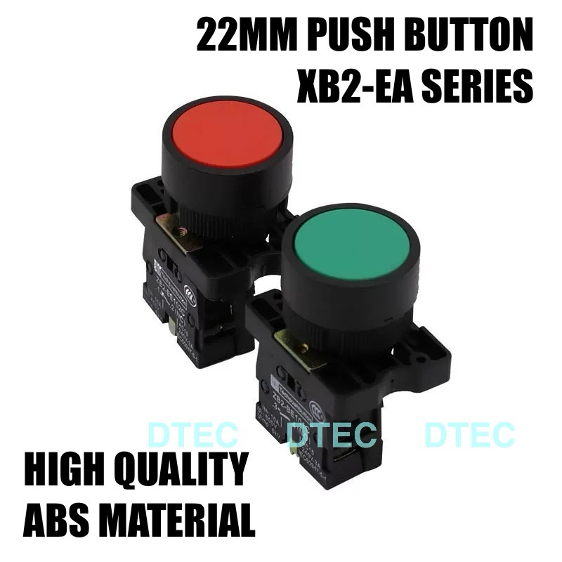 22mm PUSH BUTTON SWITCH XB2-EA WITH 1 CONTACT NO/NC BLOCK | Shopee Malaysia