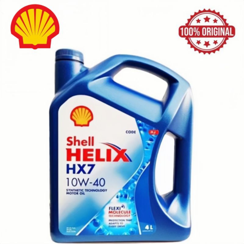 Shell Helix HX7 API SN+ 10W40 Premium Semi Engine Oil (4L) Proton ...