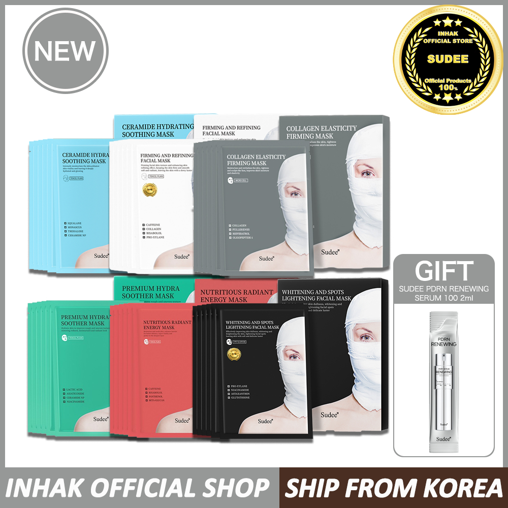 [100% Genuine]Sudee New Mask 6 types 5 tablets per box（WHITENING ...