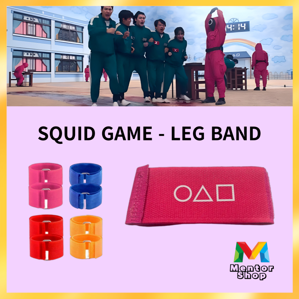 Squid Game Leg Band(Traditional Korean Game) | Shopee Malaysia