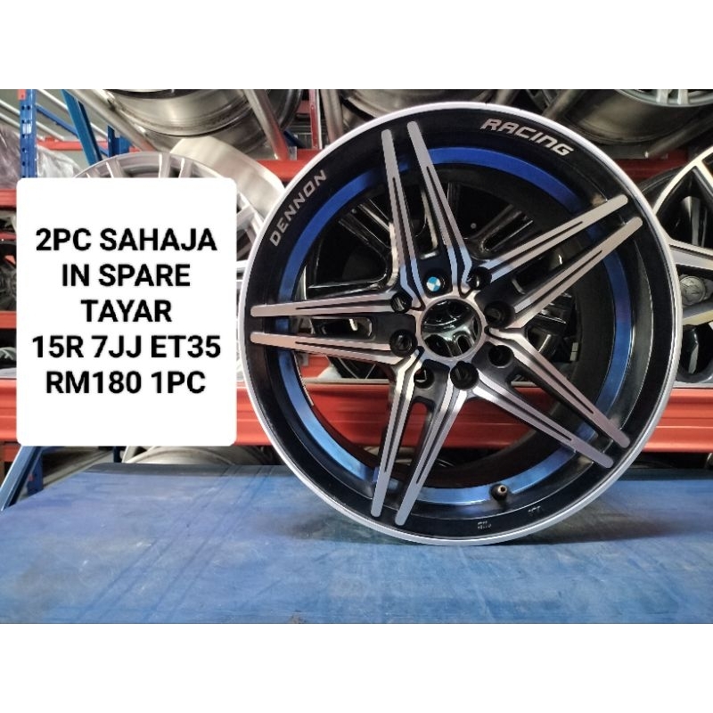 USED SPORT RIM 15 INCH IN SPARE TAYAR RM180 1 BIJI VIOS MYVI PERSONA ...
