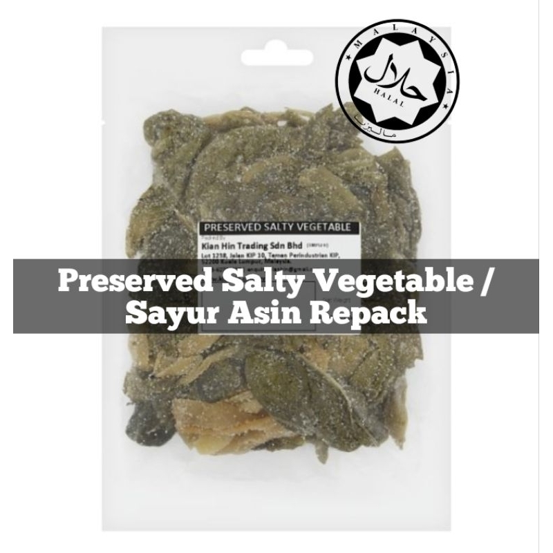 HALAL Preserved Salted Vegetable Repack 300g | Shopee Malaysia