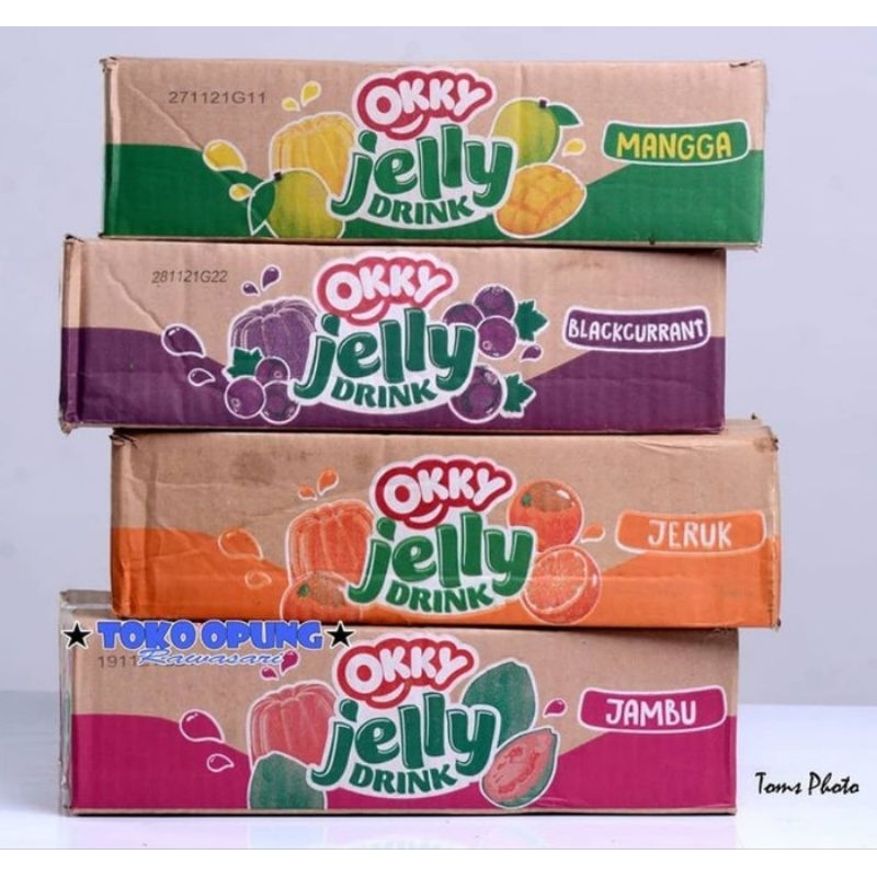 Okky Jelly Drink Rasa Sari Buah-buahan kemasan 145ml/harga untuk satu karton isi 24cup. | Shopee ...